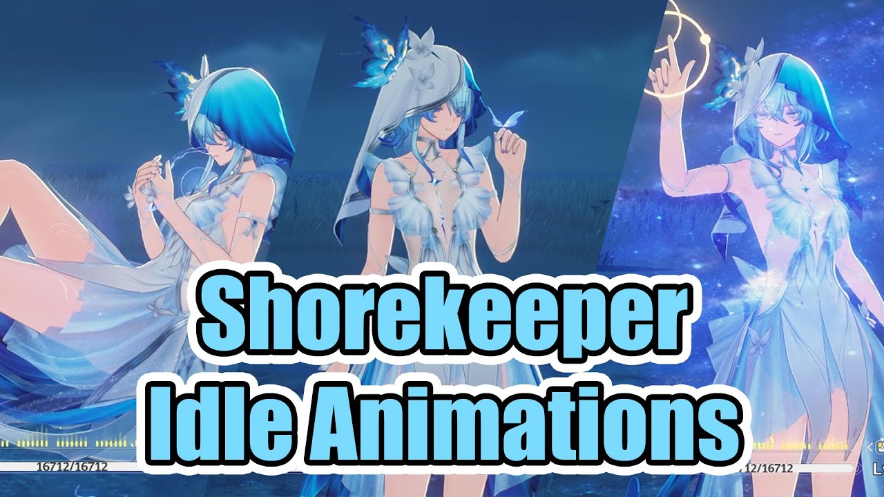 Shorekeeper Idle Animations All 3 Idles SO PRETTY!!!! - Wuthering Waves ...