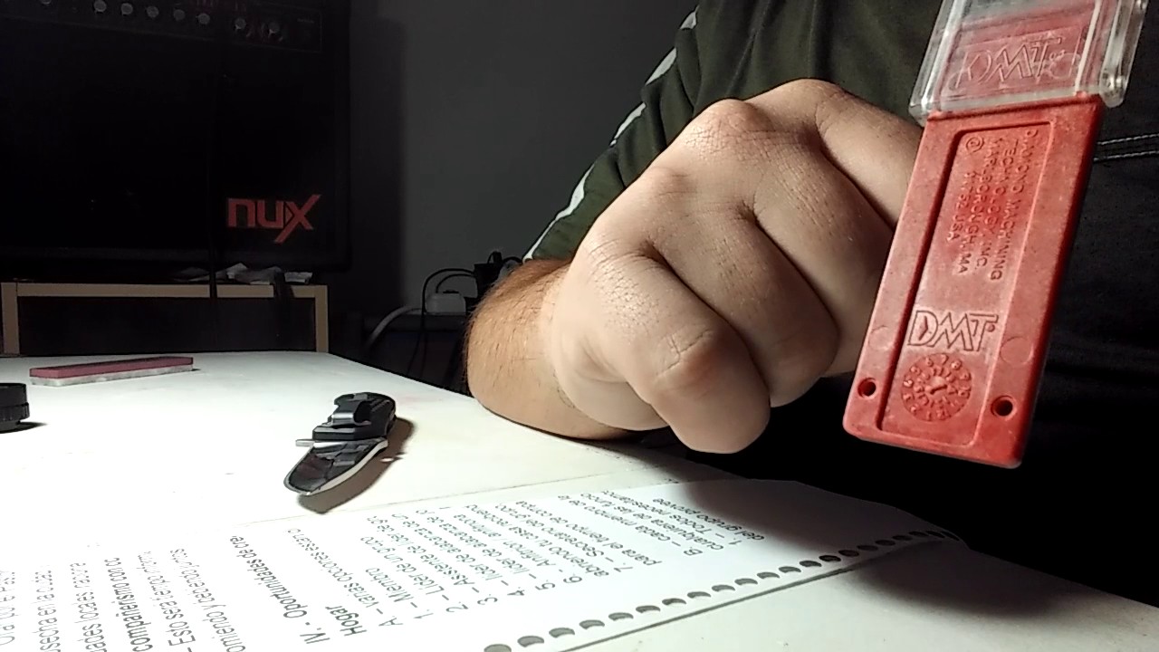 Como afilar una nabaja y muestra de mis nabajas - YouTube