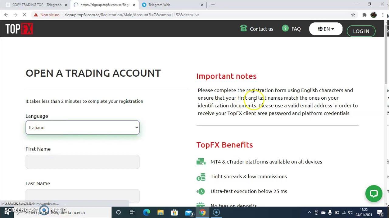 TOP FX - CTRADER - TUTORIAL STEP BY STEP - YouTube