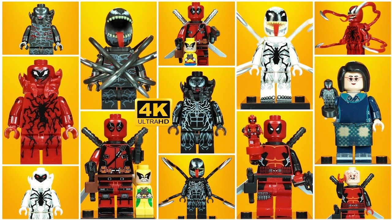 Venom Deadpool Carnage Anti-Venom 4K Unofficial Lego Marvel Superheroes ...
