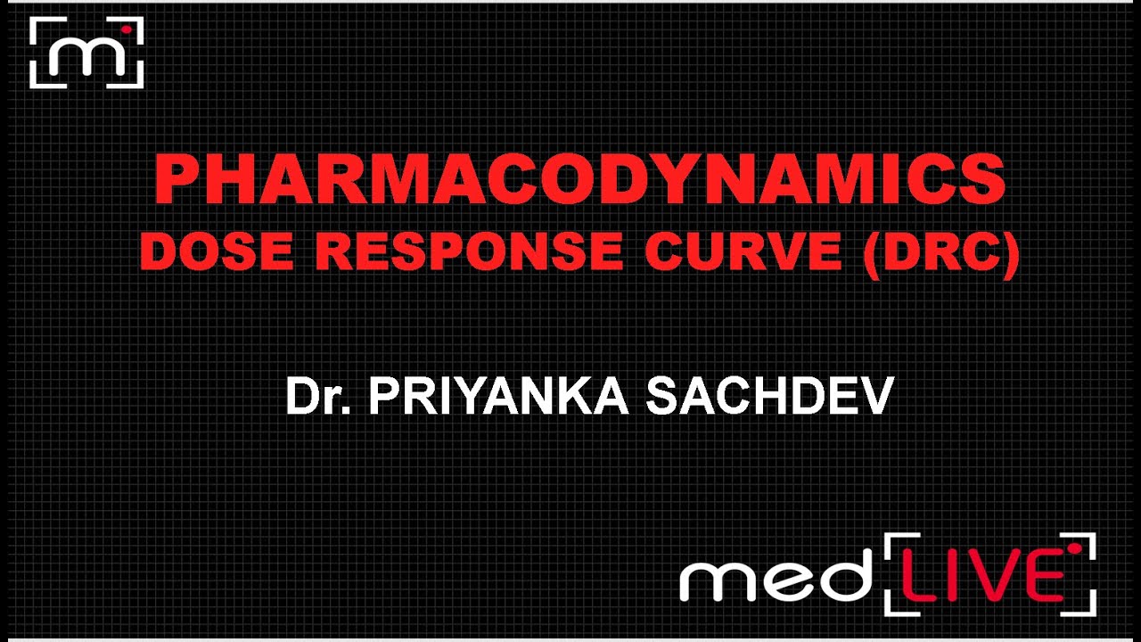 Pharmacodynamics - Drug response curve (DRC) - YouTube
