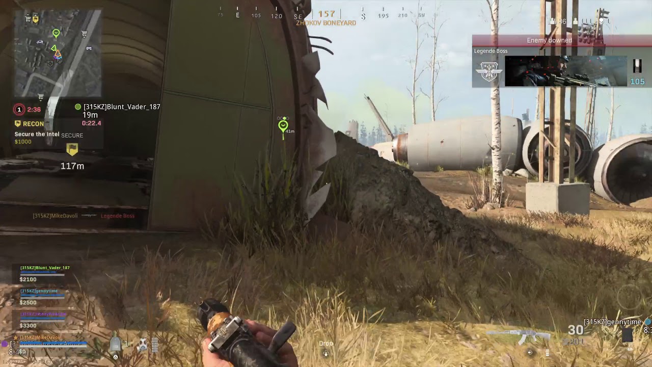 Call of Duty®: Modern Warfare Warzone Tread the Needle Rocket - YouTube