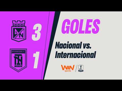 Nacional vs. Internacional FC (goles) | Liga Femenina Dimayor 2026 | Cuadrangulares - Fecha 6