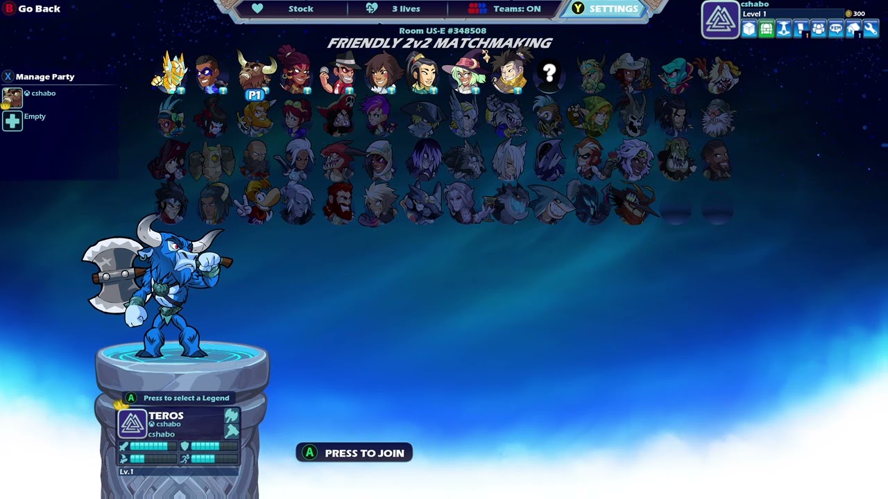 Brawlhalla 53 characters names legends - YouTube