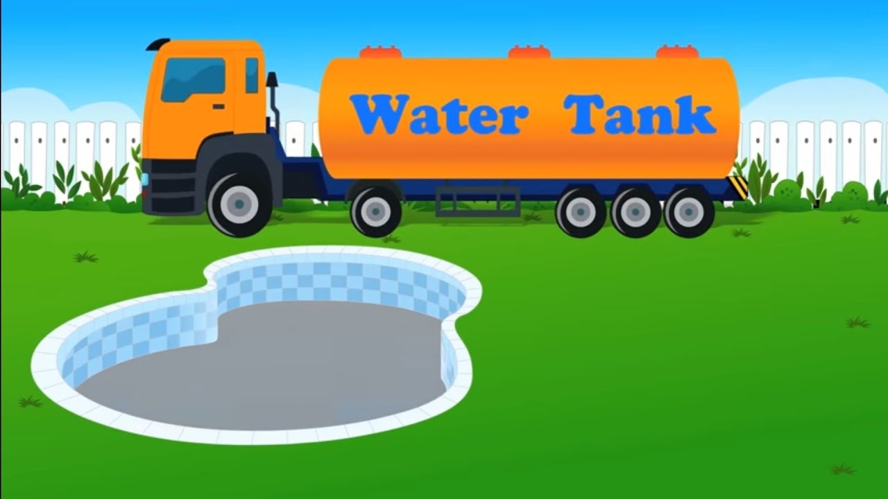 Assembling Truck | Animated Video for Kids | Water Tanker | Fun for ...