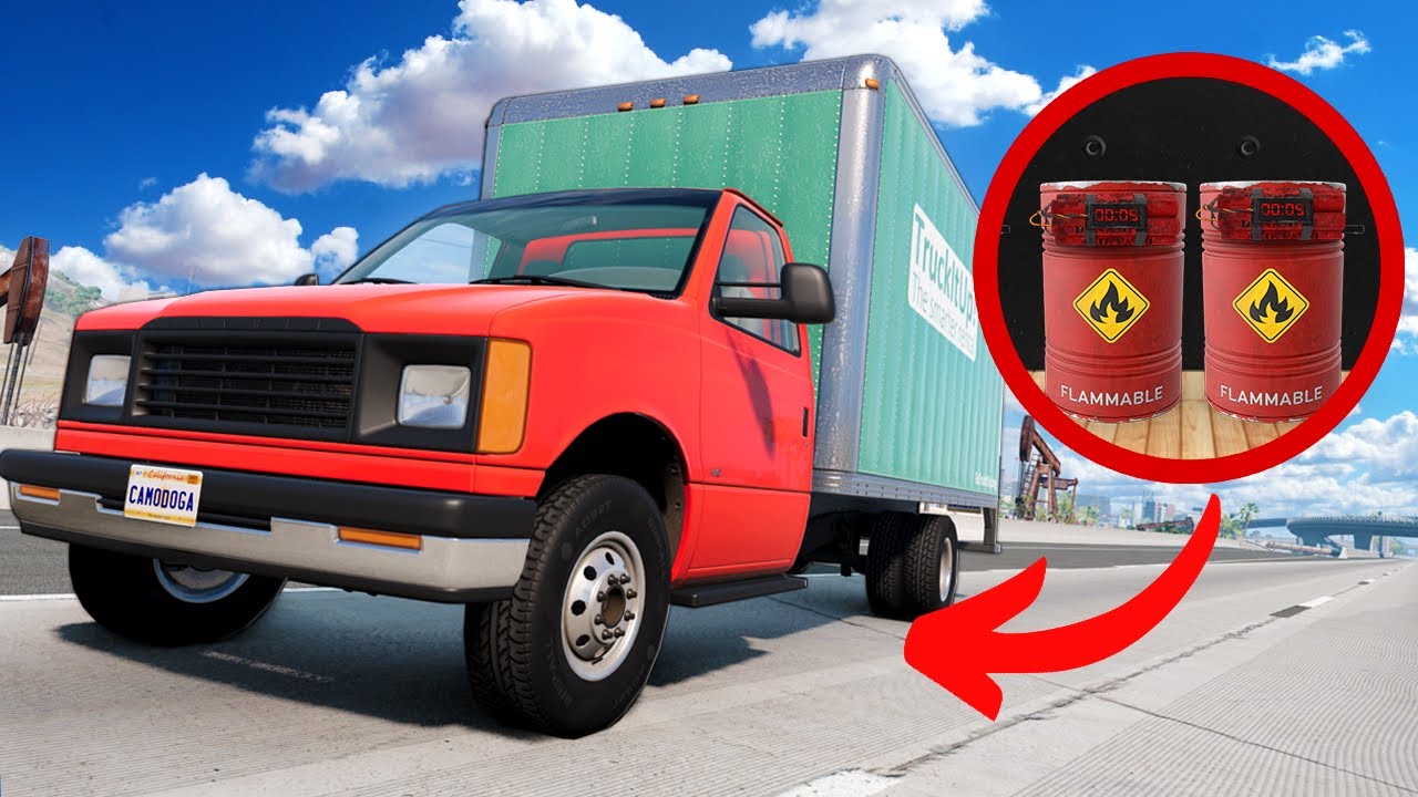 Police Escape But I Have EXPLOSIVE Barrels in My Car in BeamNG Drive Mods! - YouTube