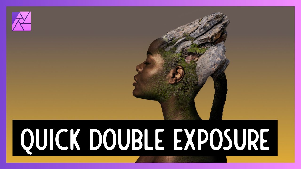 Tutorial: Quick Double Exposure in Affinity Photo - YouTube