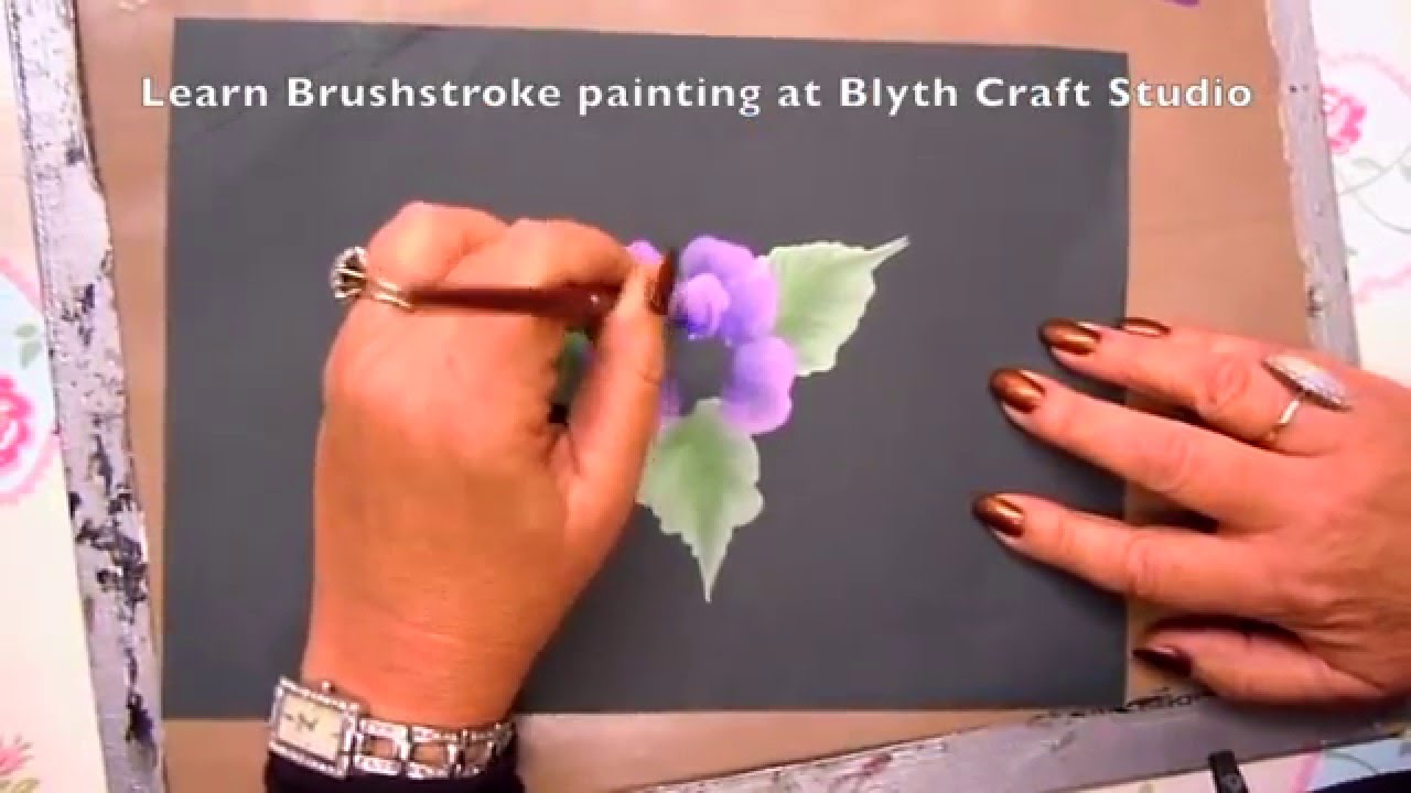 Brushstrokes Demonstration by Kim Sutton - YouTube