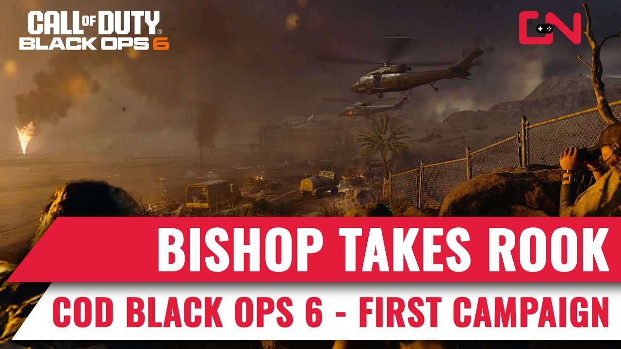 Bishop Takes Rook - COD Black Ops 6 First Campaign - YouTube