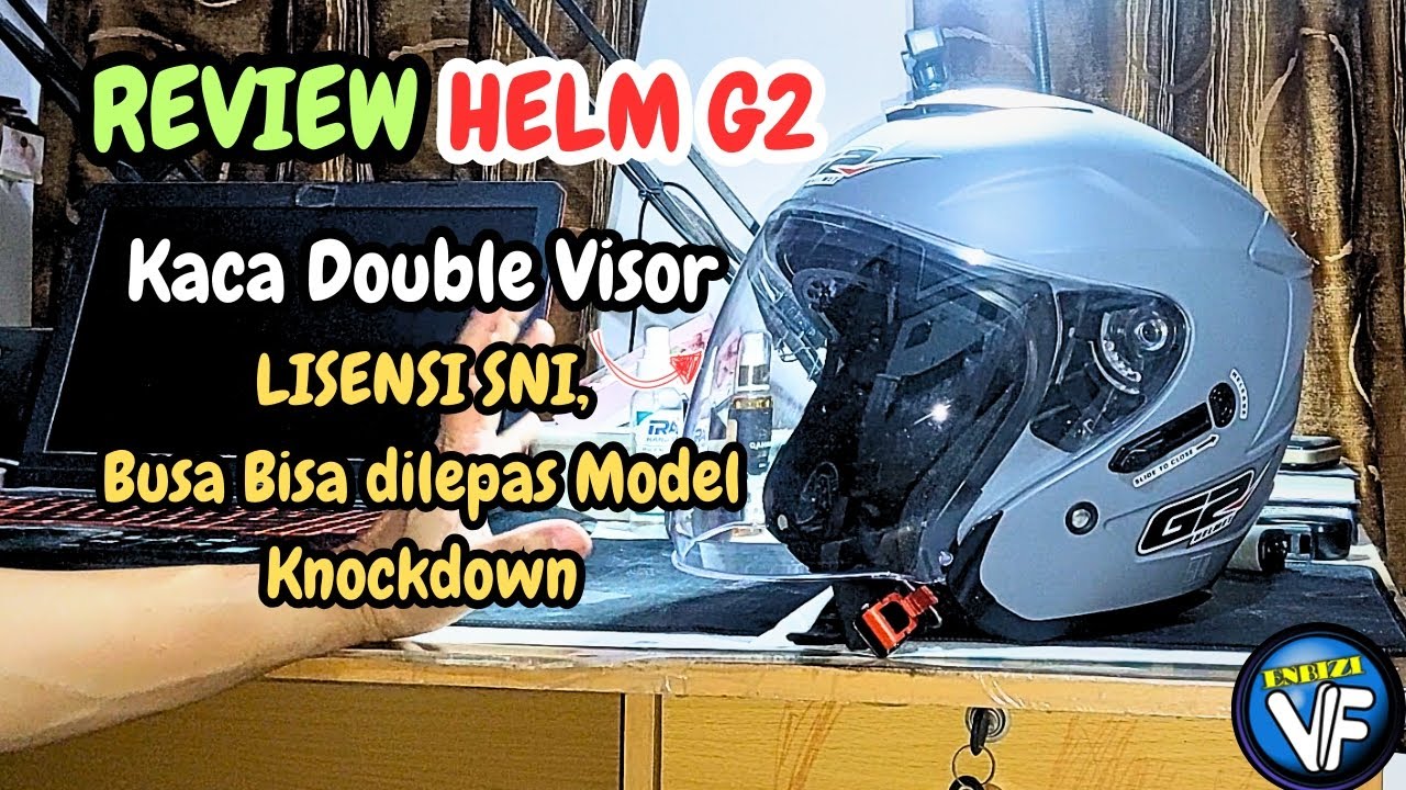 REVIEW HELM G2 OPTIMAX SOLID DOUBLE VISOR - YouTube