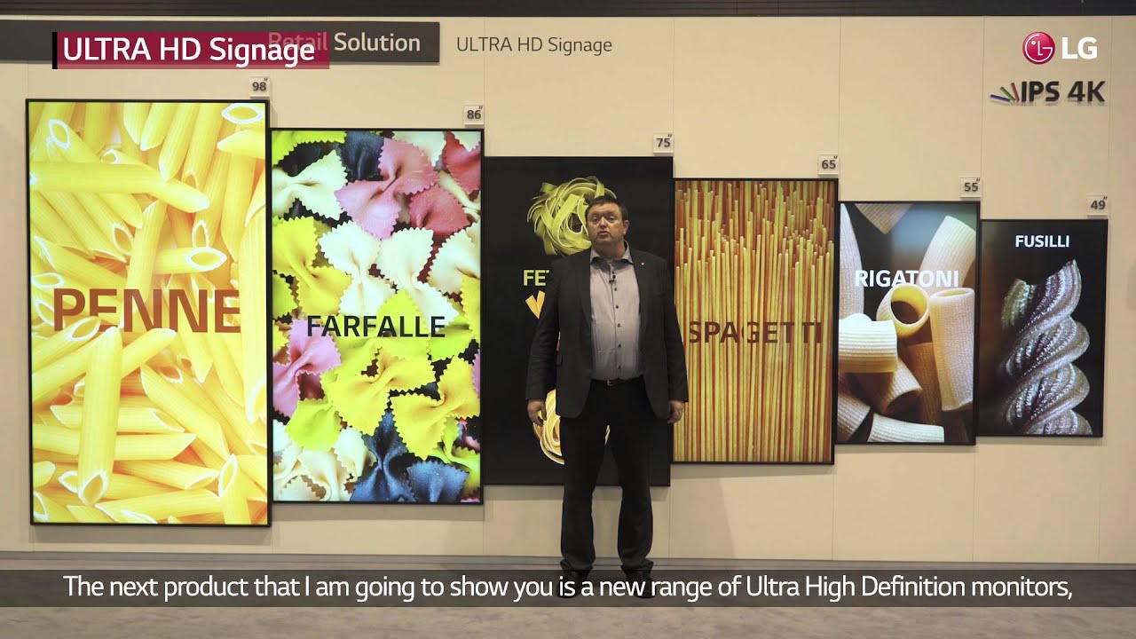 [ISE2016]LG Booth_Retail Solution_Window Facing Display & UHD Signage ...