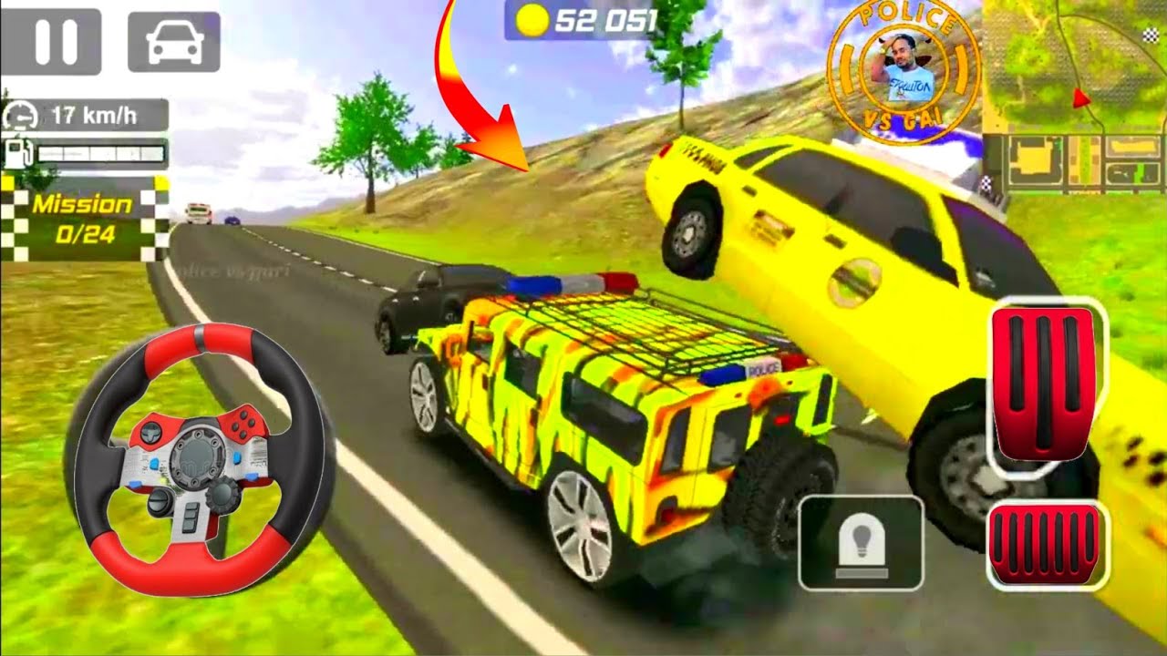 police vs gari game #1890 police Drift Gari Driving Android Gameplay ...