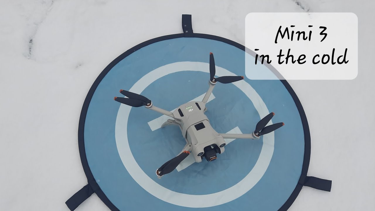 Flying mini 3 pro in the snow - YouTube