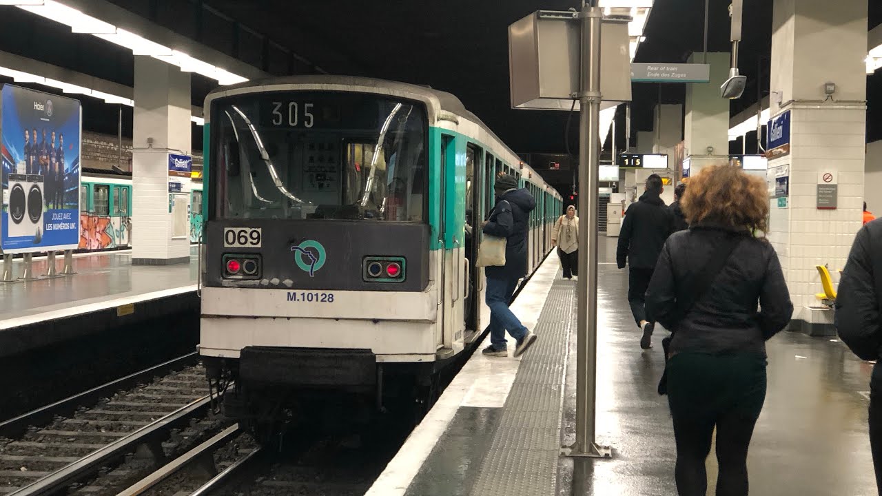 Régulation d’un train à la station Gallieni (Ligne 3) - YouTube