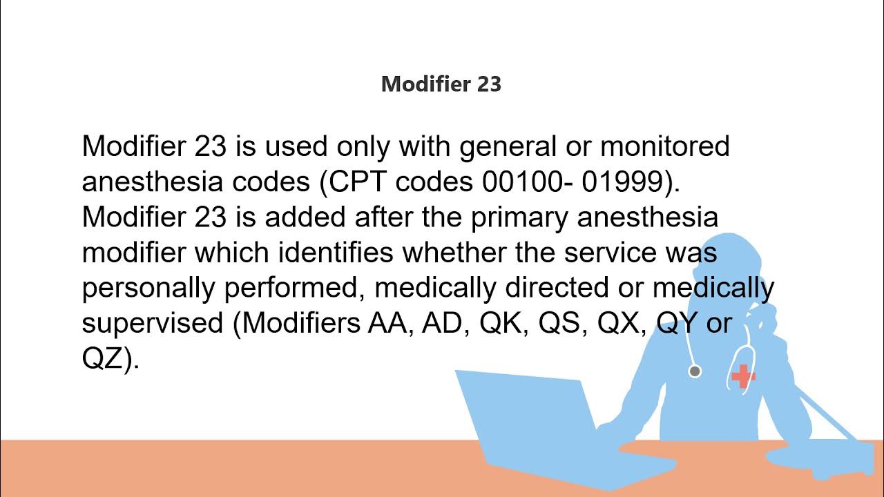 Modifier 23 CPC Exam - YouTube