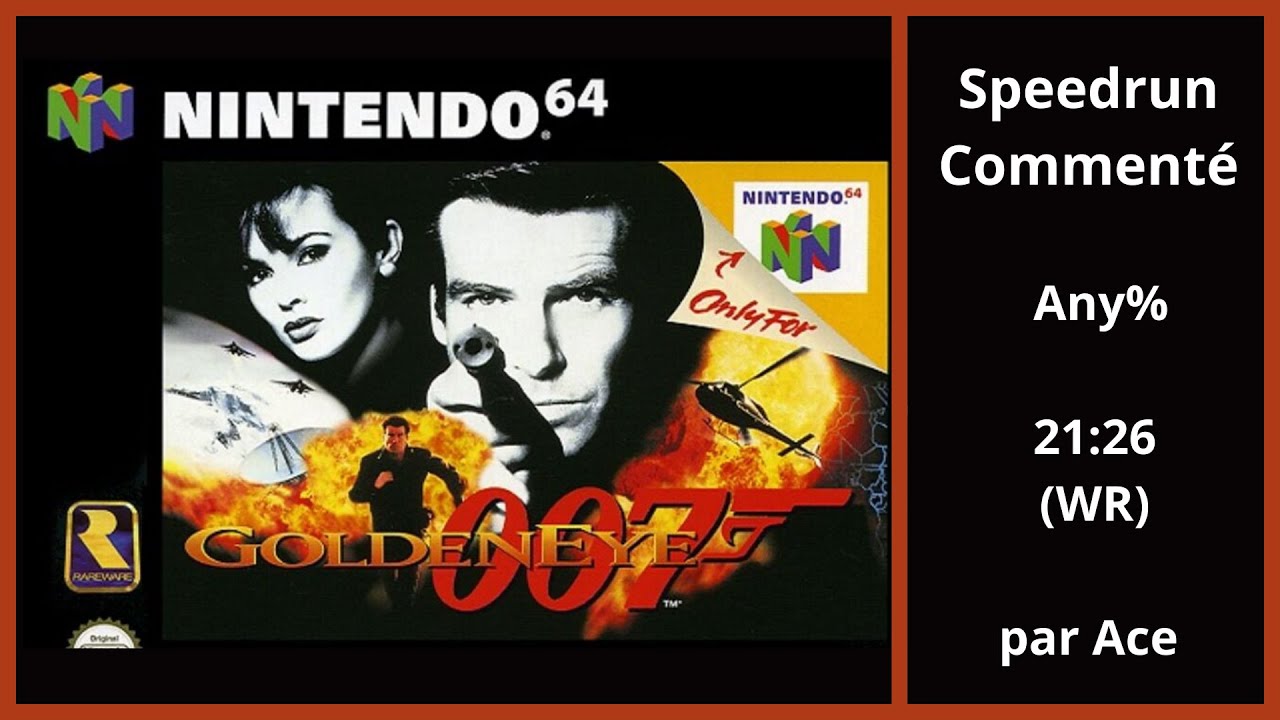 GOLDENEYE 007 (1997) - SPEEDRUN COMMENTE Any% en 21:26 par Ace - YouTube