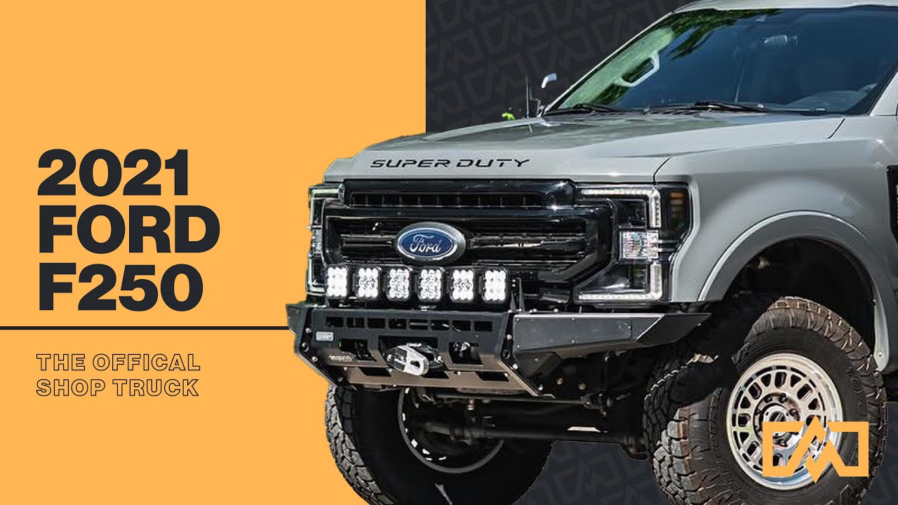 2021 Ford F250 Adventure Motors Shop Truck Walk-around - YouTube