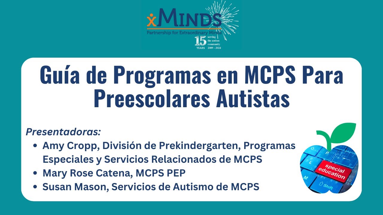 Guía de programas en MCPS para preescolares autistas - YouTube