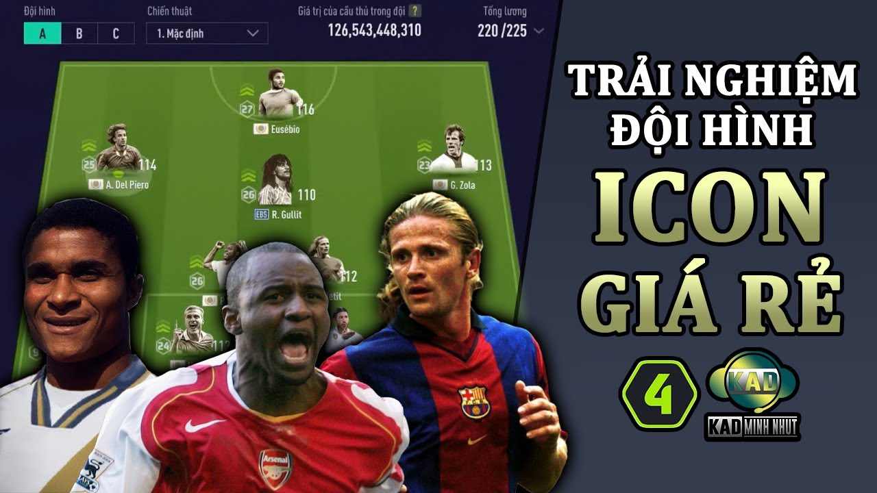 Trải nghiệm team ICON GIÁ RẺ | Đội hình FO4 | KaD Minh Nhựt - YouTube