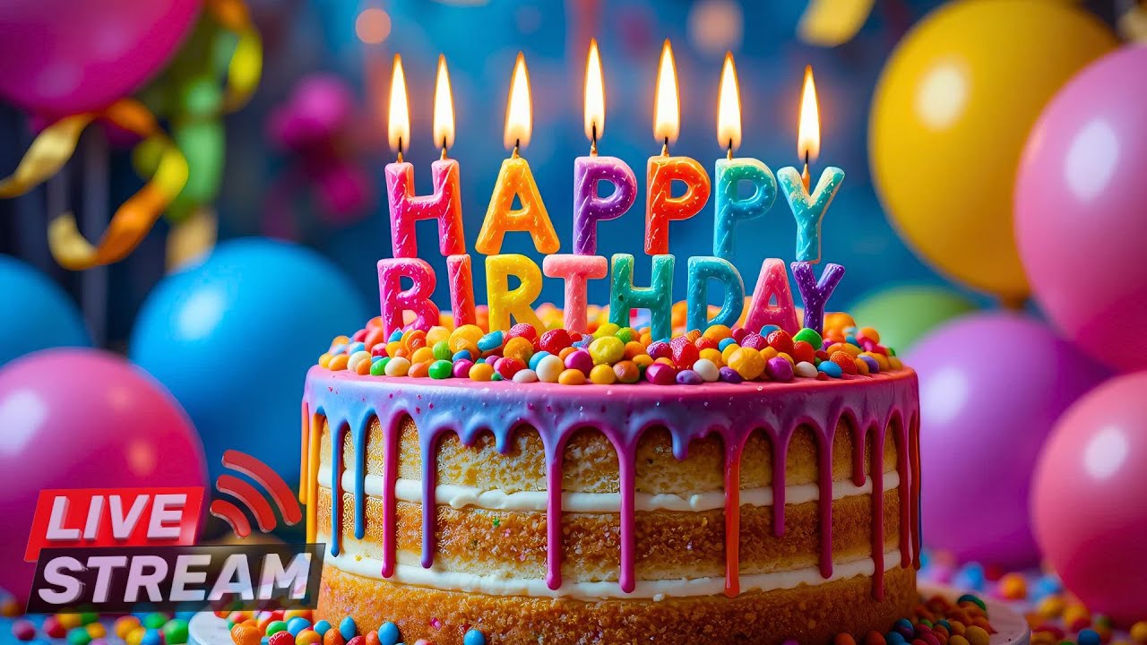 Happy Birthday Song in 4K Ultra HD 🎥 Stunning Visuals with High-Quality ...