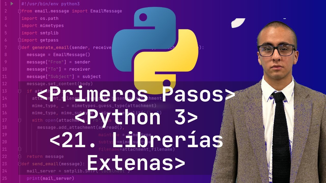 Primeros Pasos en Python 21. Introducción a Librerías de Terceros en Python 📦 - YouTube
