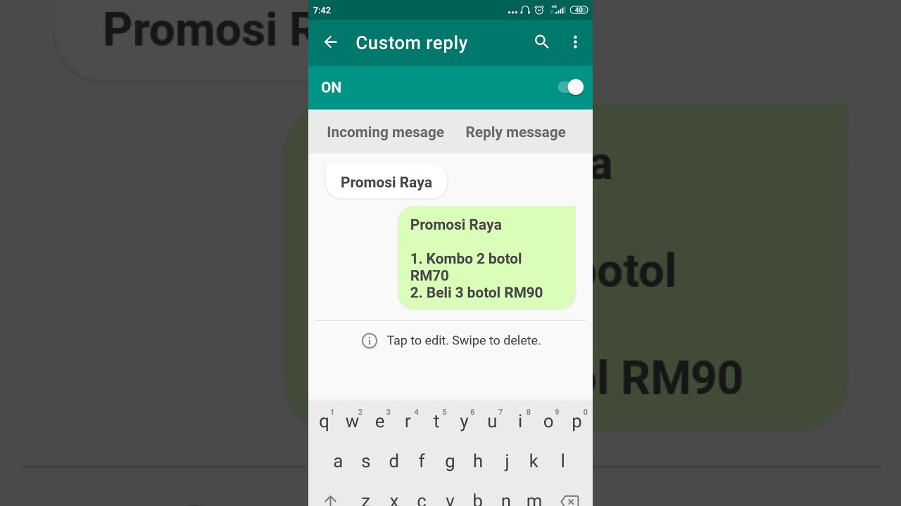 TUTORIAL AUTO REPLY WHATSAPP DARI PHONE SECARA PERCUMA - BAHASA MELAYU ...
