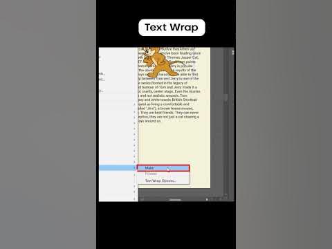 How to Use Text Wrap in Adobe Illustrator - Tutorial Series Pt 63 - YouTube