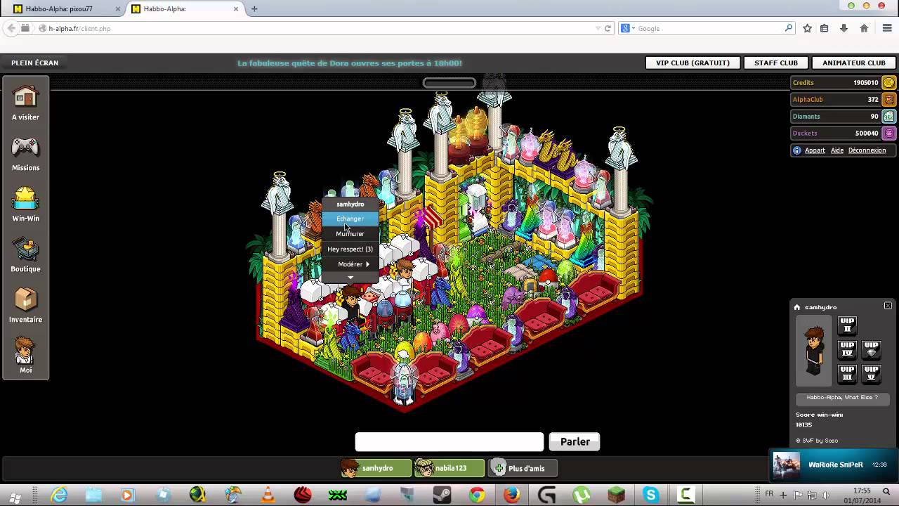 Présentation du jeu Habbo Alpha - YouTube