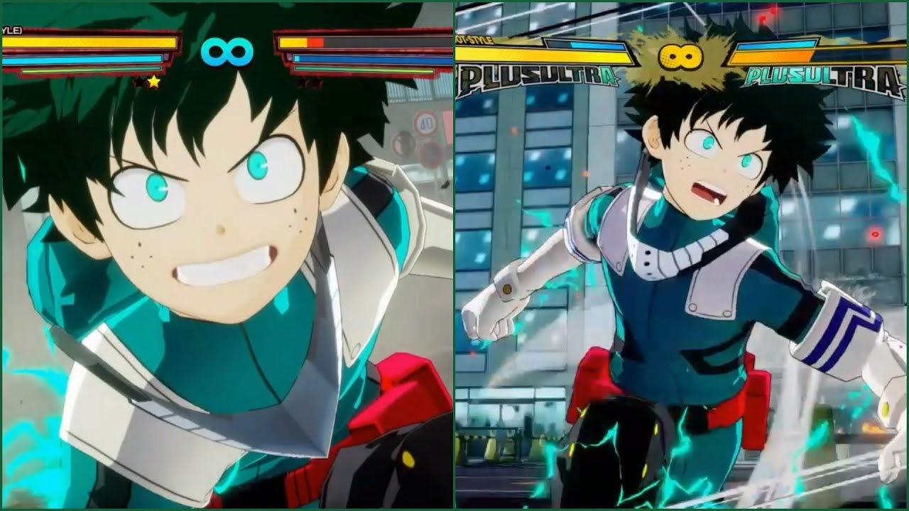 Deku's Texas Smash Comparison (MHOJ1 & MHOJ2) - YouTube