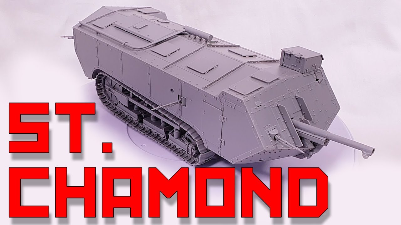 Takom St. Chamond French Heavy Tank [1:35] - YouTube