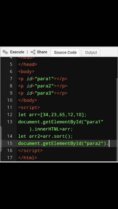 how to sort and reverse an array in javascript. #shorts #javascript #coding - YouTube