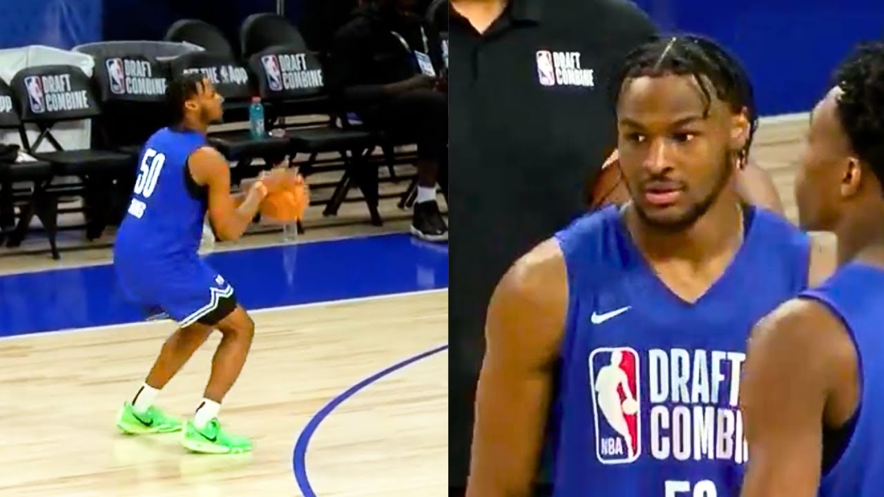 Bronny James SHINES In NBA Draft Combine 🔥 l Full Highlights l May 14 ...