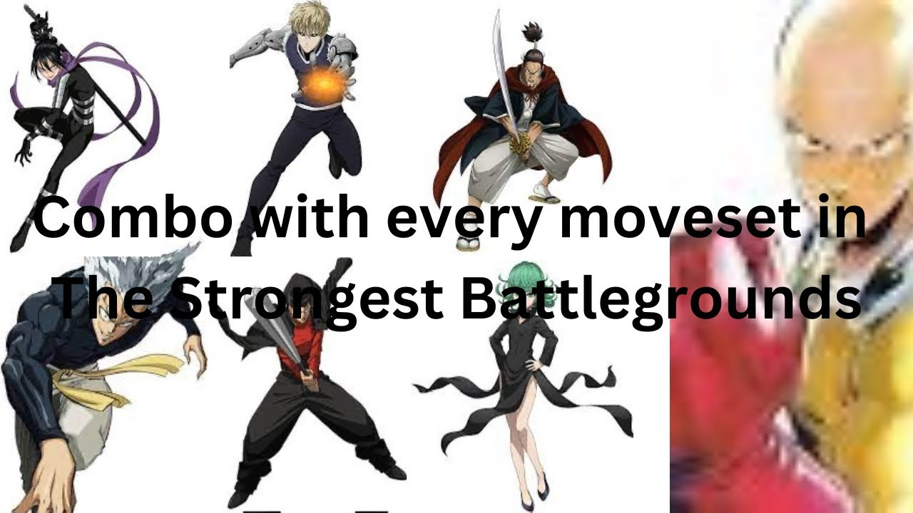 One Shot Combo for every move set in The Strongest Battlegrounds - YouTube