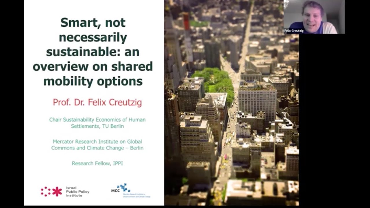 'Addressing the Gap Between Smart and Sustainable Mobility' - Dr. Felix ...