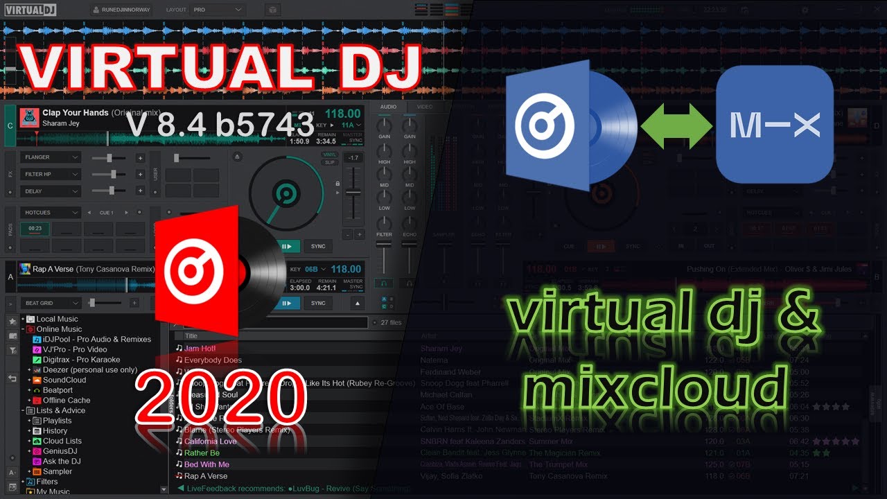 virtual dj & mixcloud - YouTube