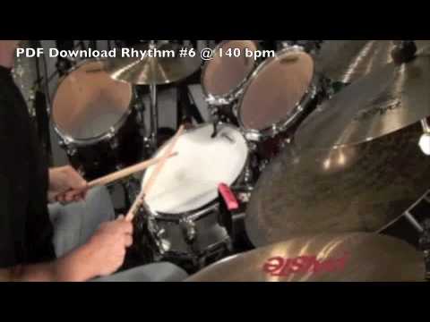 Drum Lesson: Billy Ashbaugh: 16th Note Triplet Chop Builder Part 1 ...