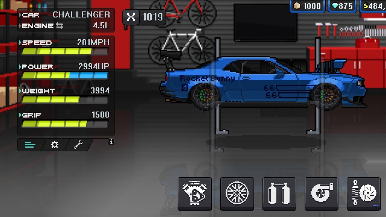 Dodge Challenger Build | Pixel Car Racer | THE PIXEL GAMING 2 - YouTube