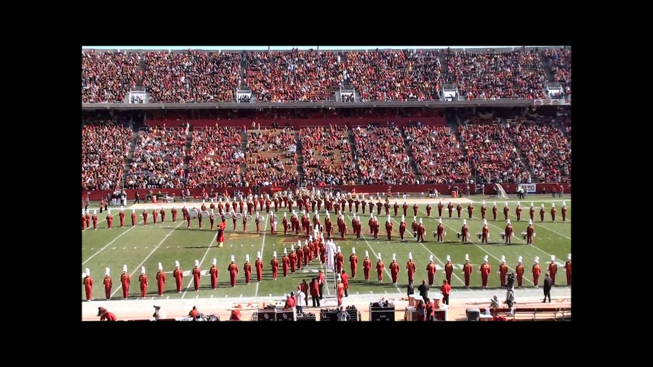 ISU Marching Band Halftime Show Pt II - Cupid Shuffle & Let's Get It On ...