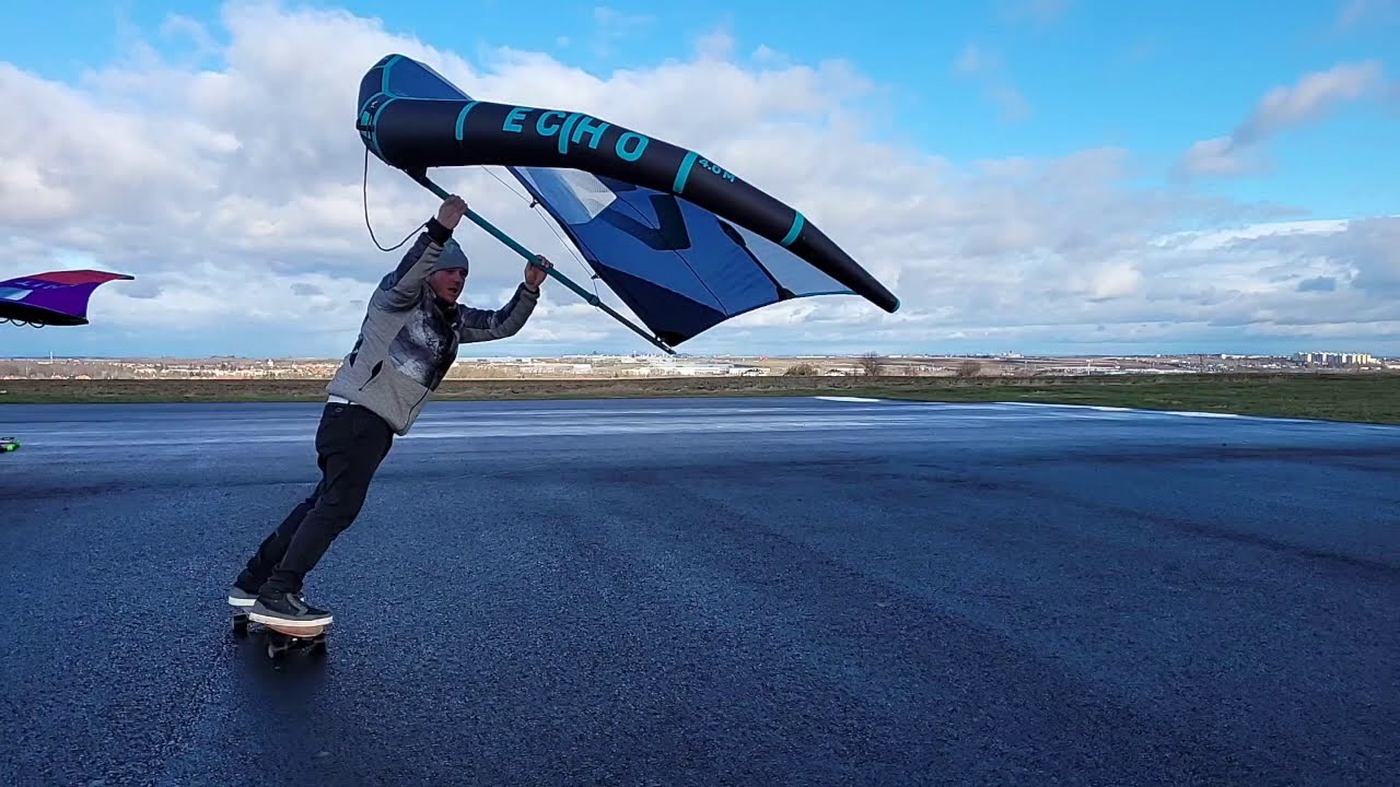 Wing skateboarding - longboarding | SNOWBOARDEL - YouTube