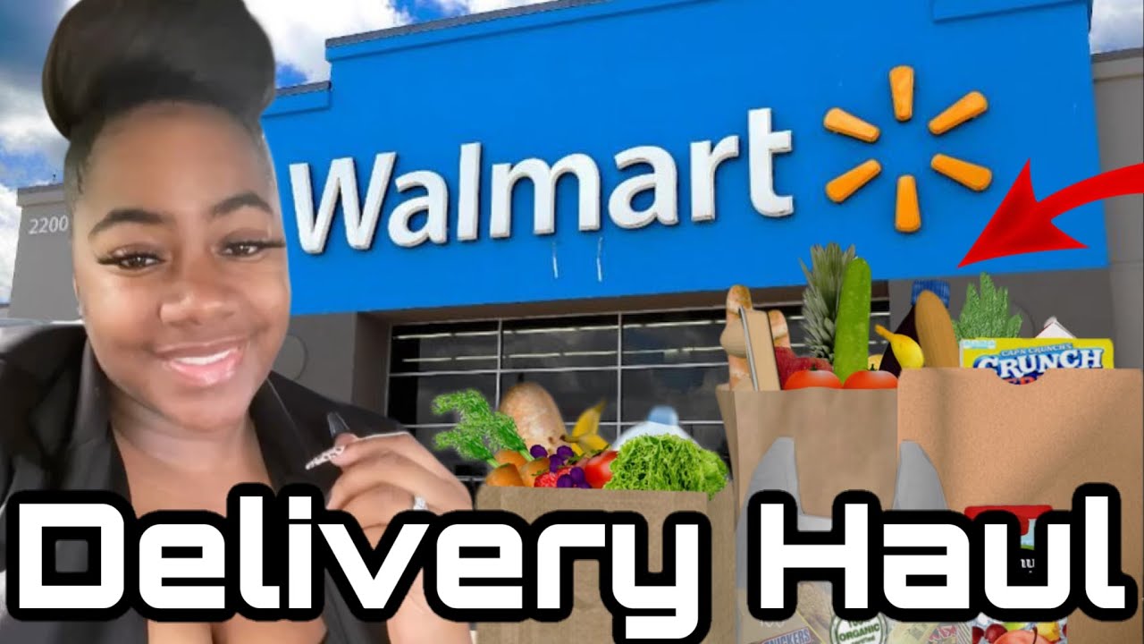 INSTACART ORDER FROM WALMART 😱 | WALMART GROCERY DELIVERY 📦 | WALMART ...