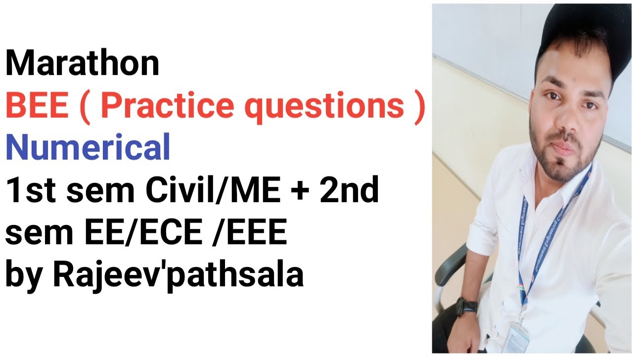 BEE practice quetions ( Numerical ) 1st Year B-tech #BEU# - YouTube