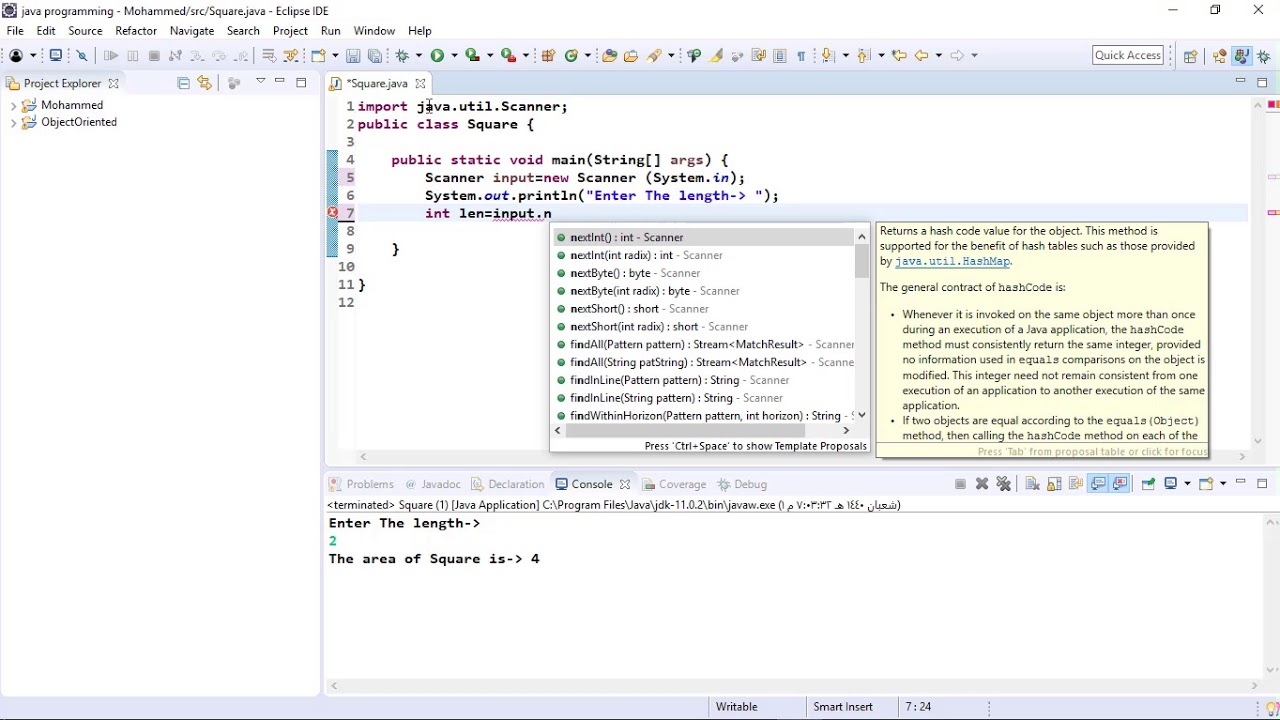 Area Of Square In Java YouTube area-of-square-in-java-youtube