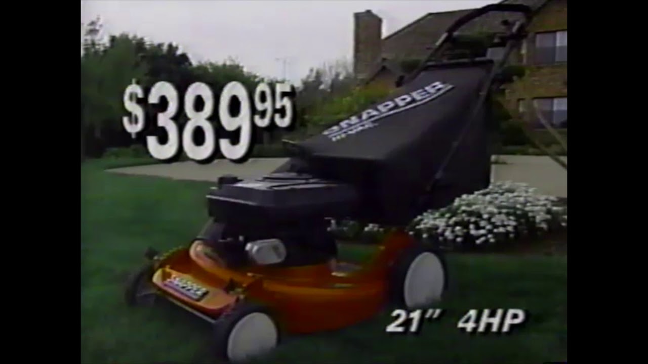 Snapper Hi-Vac Lawnmower Commercial - YouTube