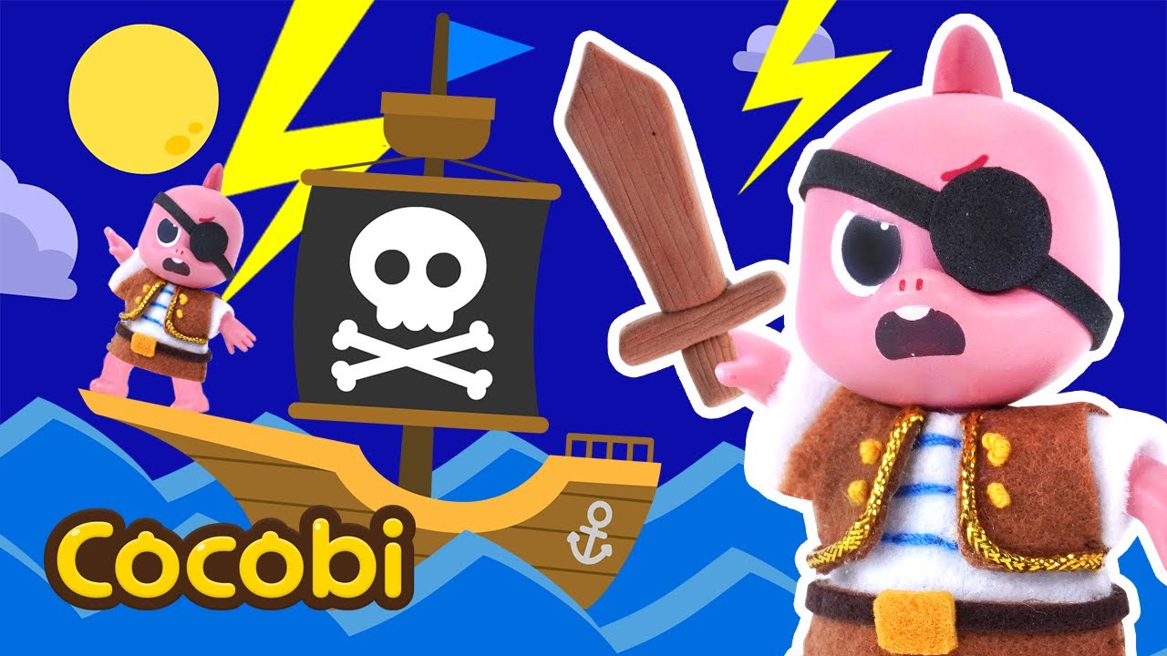I’m a Great Pirate! | Nursery Rhymes & Kids Songs | Cocobi - YouTube