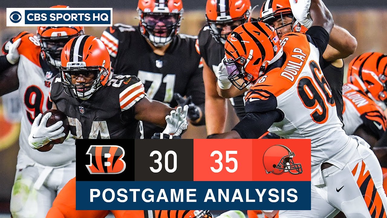 The Browns Defeat the Bengals in the Battle of Ohio | CBS Sports HQ ...