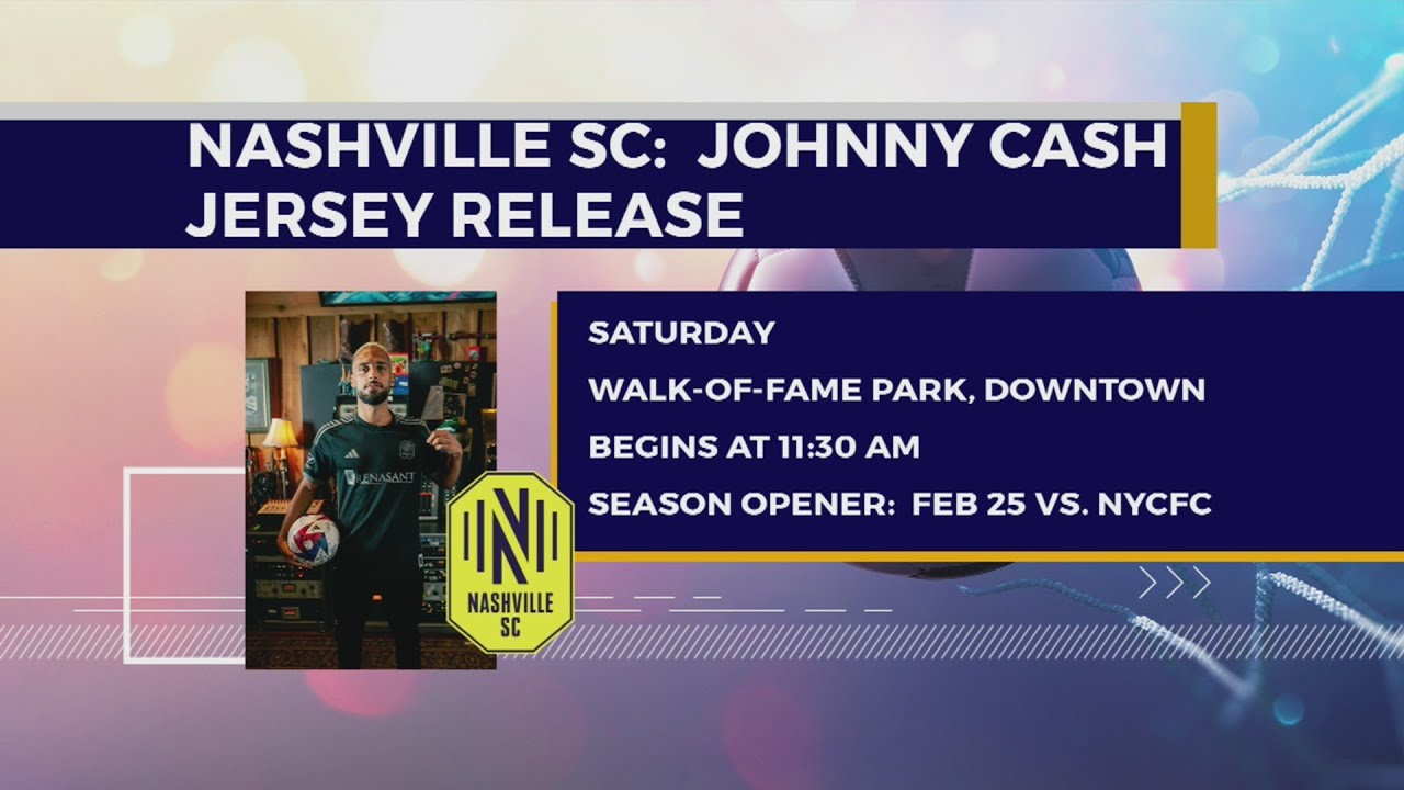 Nashville SC to debut Johnny Cash jersey - YouTube