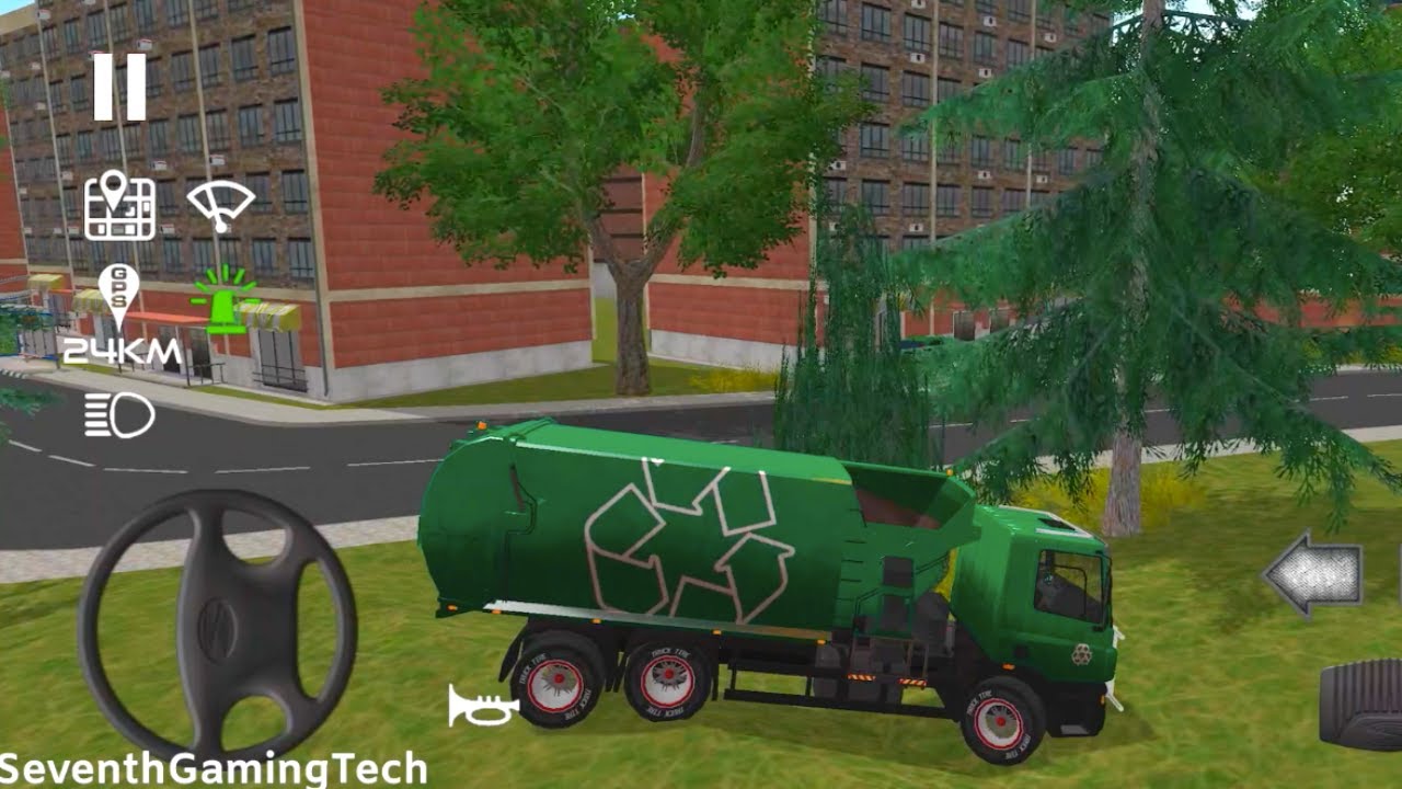 Garbage Truck Green Environment ♻️♻️♻️ Trash Truck Simulator Mobile ...