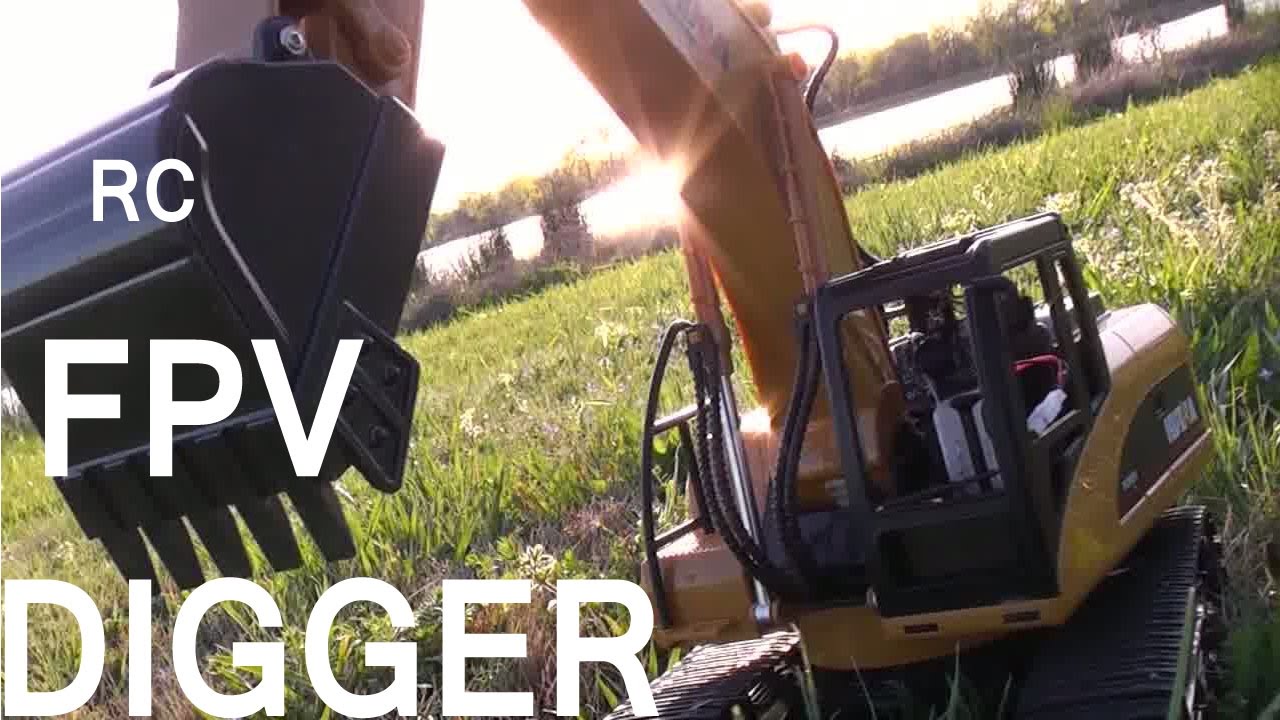 How to turn an RC Excavator into a drone...(control it from the pilot ...