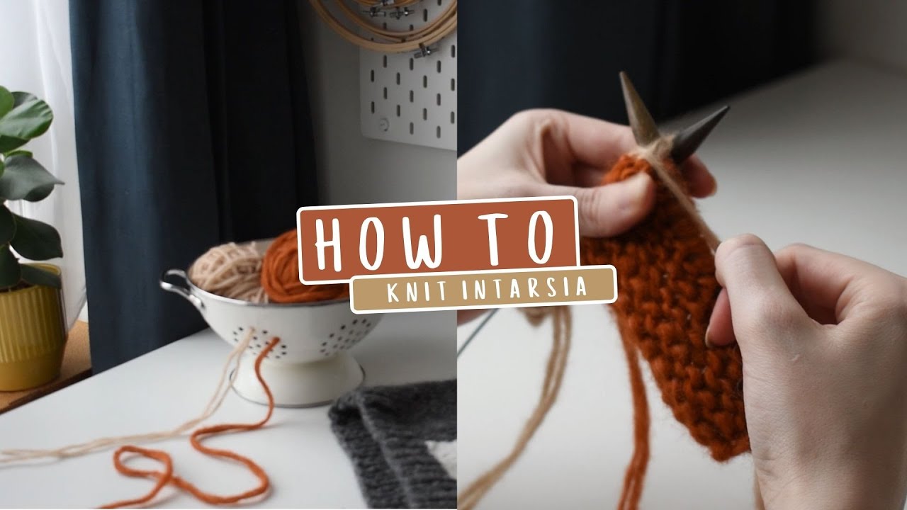 How To Knit a Check/Patchwork Pattern | Quick & Easy Intro to Intarsia ...