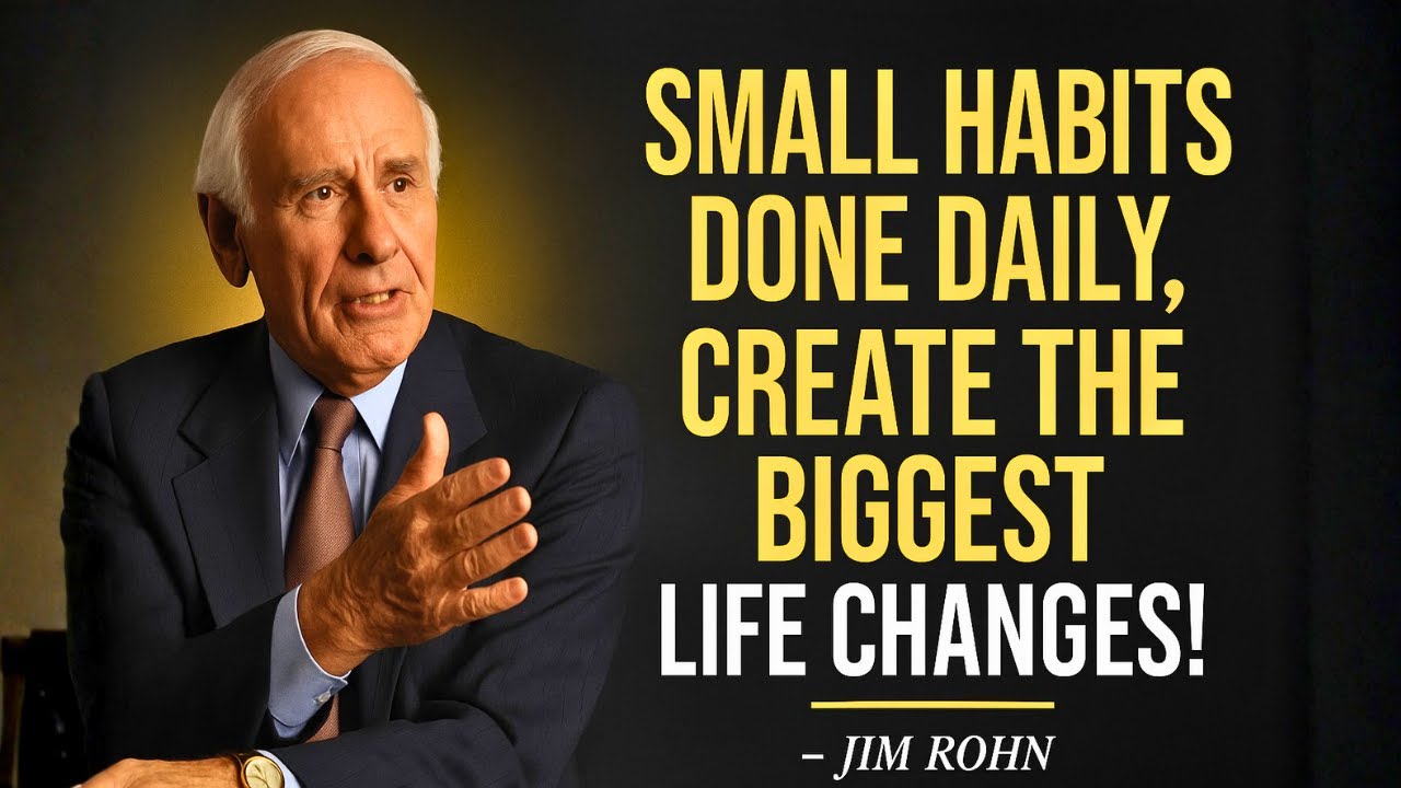 SMALL HABITS DONE DAILY, CREATE THE BIGGEST LIFE CHANGES | Jim Rohn ...